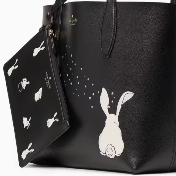 kate spade | Bags | Kate Spade Bunbun Bunny Rabbit Small Leather Tote ...